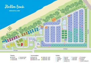 Park map - NRMA Stockton Beach Holiday Park