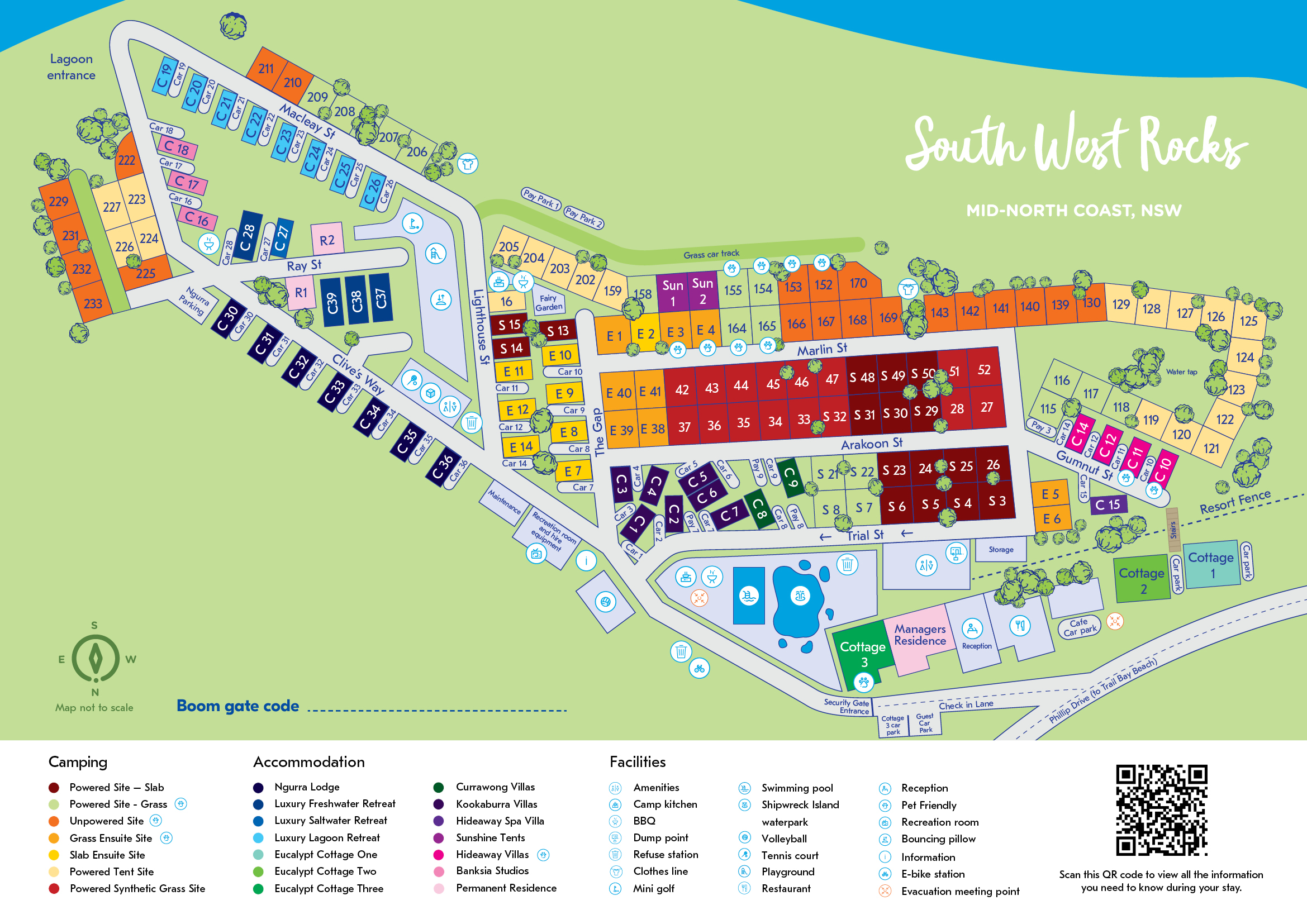 Park Map NRMA South West Rocks Holiday Resort Park Map NRMA South West Rocks Holiday Resort
